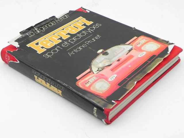 LE LEGENDE FERRARI Sport Et Prototipi Prunet Epa Housse Car Livre EUR ...