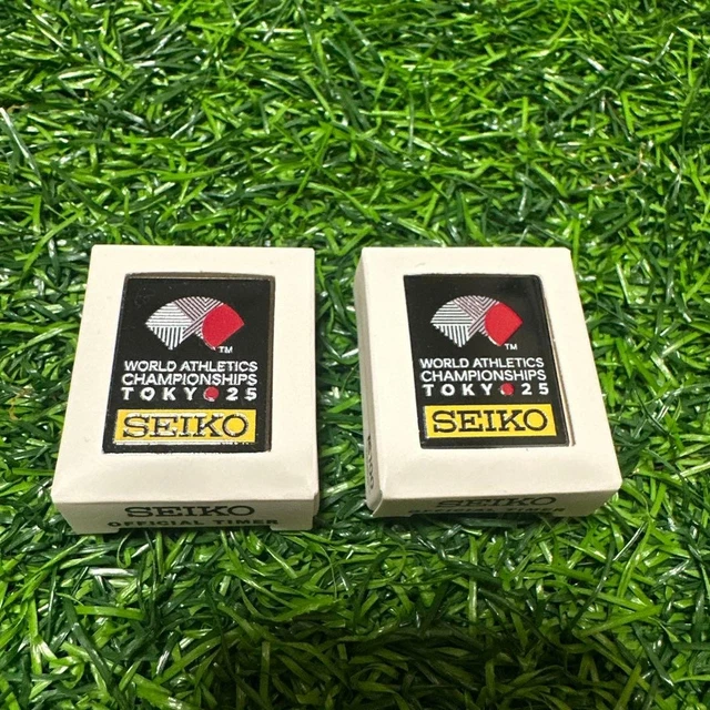 WORLD ATHLETICS CHAMPIONSHIPS Tokyo 2025 SEIKO Official Logo 2 Pin ...