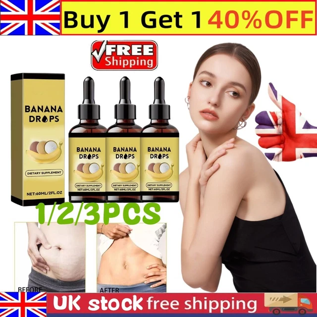 1/2/3PCS BANANA DROPS Supplement Extract Liquid 60ml Banana Drops All ...