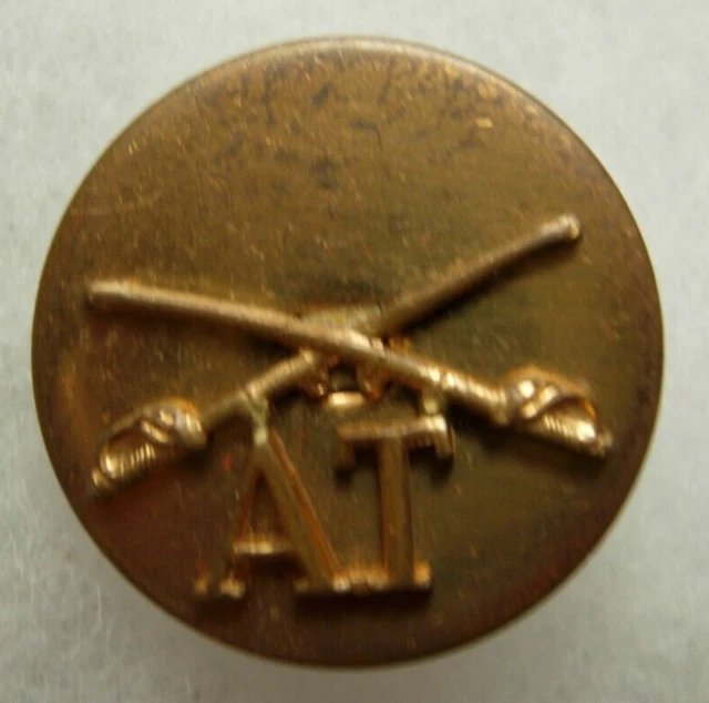 WW2 &AT& ANTI Tank Cavalry Enlisted Collar Disk - US Army - Screw Back ...