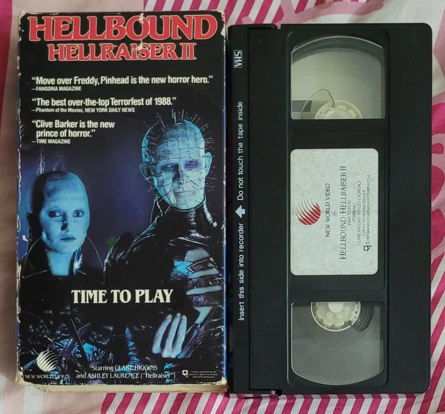 HELLRAISER 2 II Hellbound VHS Clive Barker EUR 8,21 - PicClick FR
