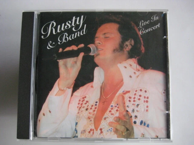 CD ELVIS PRESLEY Tribute Artist RUSTY Live in Concert cover songs rare ...