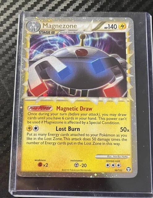 MAGNEZONE PRIME - 96/102 HS Triumphant Pokémon Card Mint Heartgold Holo ...