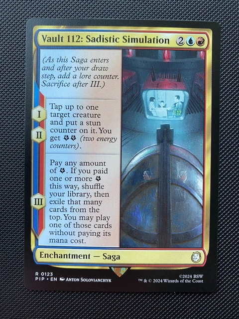 MAGIC: THE GATHERING - Abri 112 : simulation sadique (Reg 0123) - Fallout (PIP) EUR 1,09 ...