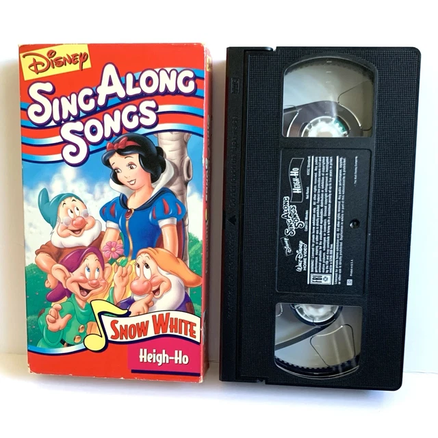 DISNEY SING ALONG Songs Snow White: Heigh-Ho (VHS 1994) £17.03 ...