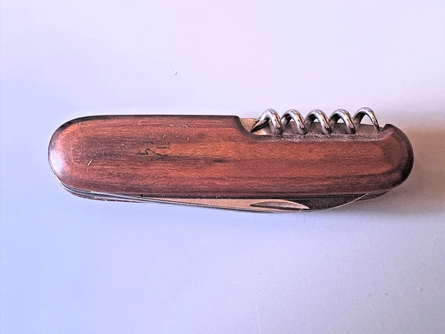 ANCIEN COUTEAU ET fourchette RICHARTZ SOLINGEN, bois rouge, TB état EUR ...