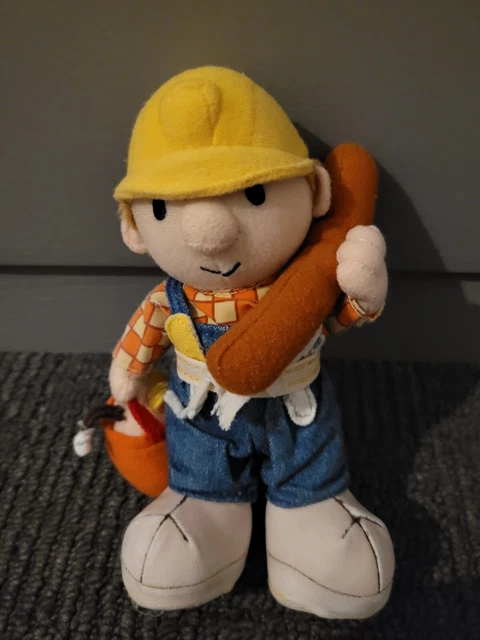BOB THE BUILDER Soft Toy Vintage Plush Cuddly Teddy Stuffed Born To ...