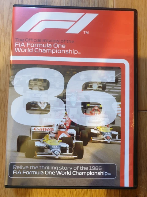 F1 DVD SEASON review 1986 - 80s Grand Prix Mansell Prost Senna Piquet ...