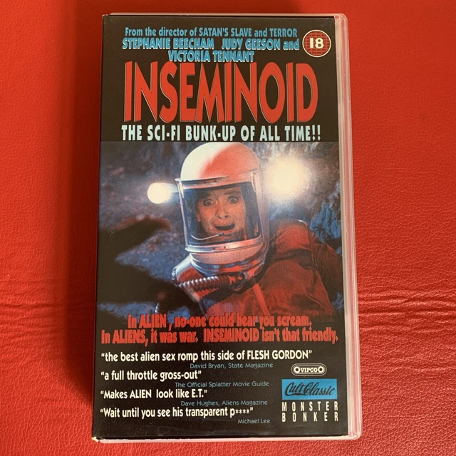 INSEMINOID VHS VIDEO TAPE - BLOCKBUSTER EX RENTAL - SMALL BOX £18.99 ...