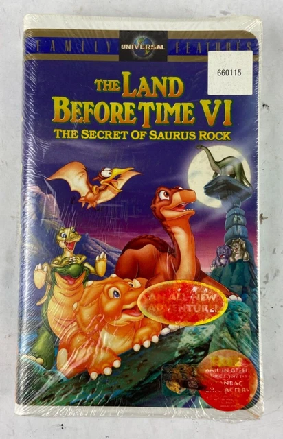 THE LAND BEFORE Time VI (V-6) The Secret Of Saurus Rock-VHS Video ...