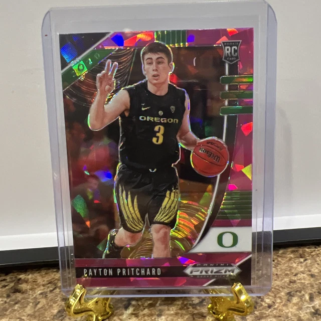 2020 PANINI PRIZM Draft Pick PAYTON PRITCHARD recrue 36 rose fissuré ...