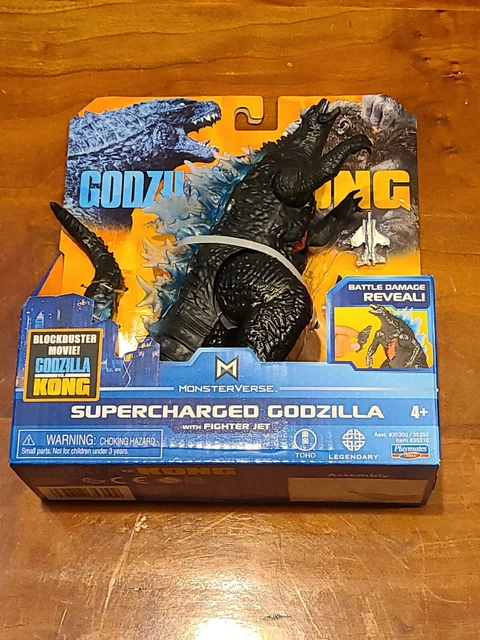 PLAYMATES MONSTERVERSE GODZILLA VS KONG Supercharged Godzilla 6" Action ...