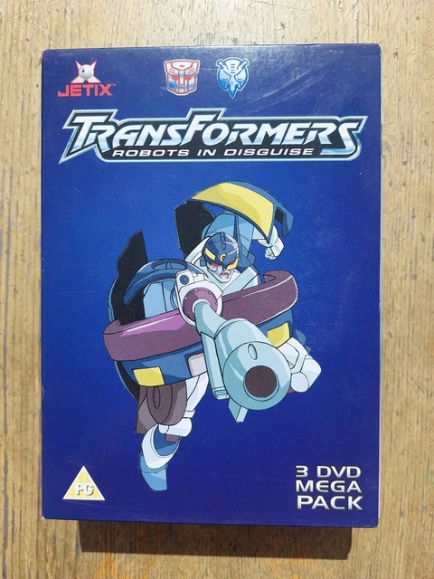TRANSFORMERS ROBOTS IN Disguise 3 DVD Jetix box set vintage retro ...