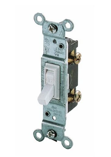 LEVITON 228-1451-2W WEISS Residential Grad AC Leise Schalter Knebel EUR ...