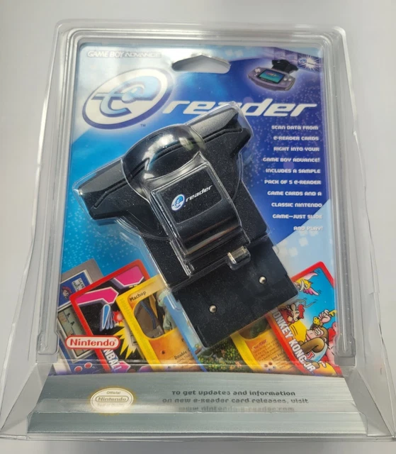 NINTENDO GAMEBOY ADVANCE E-READER con tarjetas de lector electrónico ...