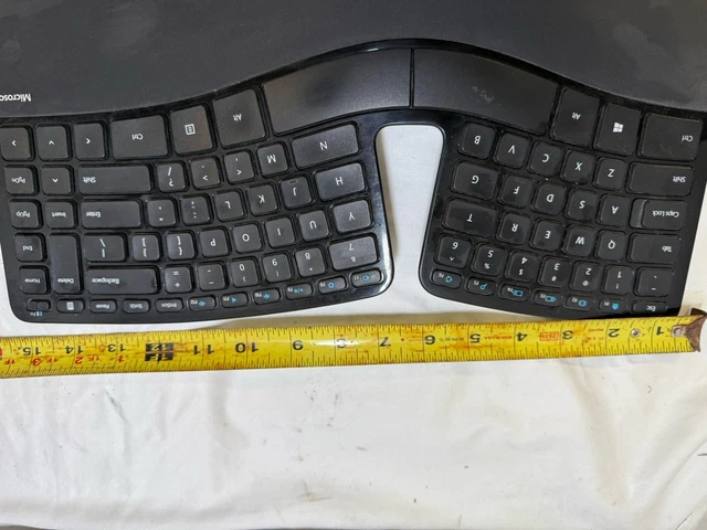 MICROSOFT SCULPT ERGONOMIC Wireless Keyboard Model 1559 No Dongle ...