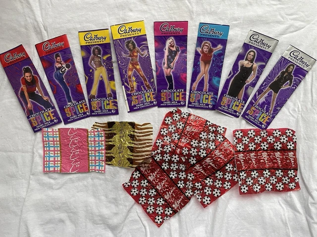SPICE GIRLS OFFICIAL 90’s Cadbury Dairy Milk Chocolate Wrappers £0.99 ...