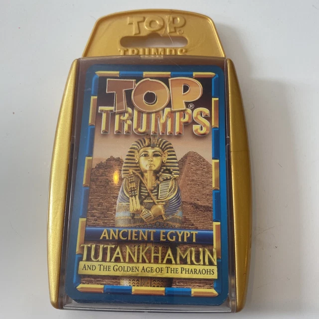 TOP TRUMPS ANCIENT Egypt Tutankhamun And The Golden Ages Of Pharaohs £3 ...