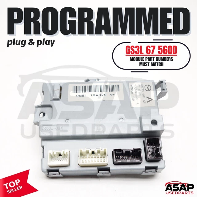 🐔 PROGRAMMED PLUG & Play Bcm Body Control Module Mazda 6 2009-2010 Gs3L 67 560D $413.78 ...