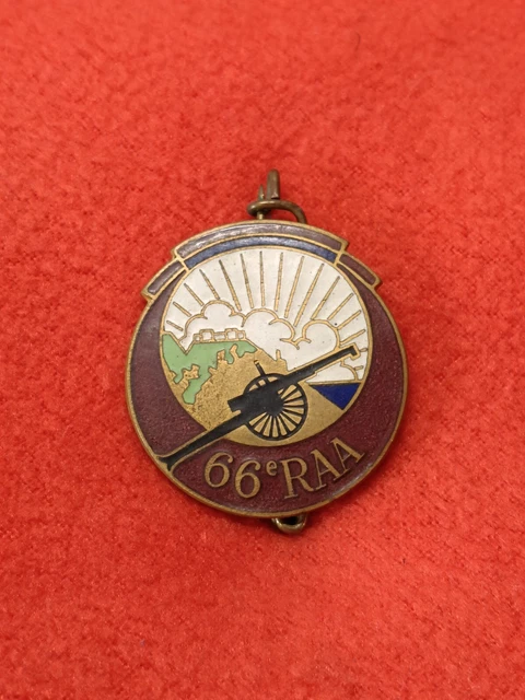 INSIGNE 66E RAA Régiment Artillerie d'Afrique - 1940 - DRAGO PARIS EUR ...