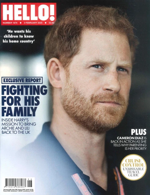 HELLO! MAGAZINE : Prince Harry, Cameron Diaz, Trump, Timothée Chalamet ...