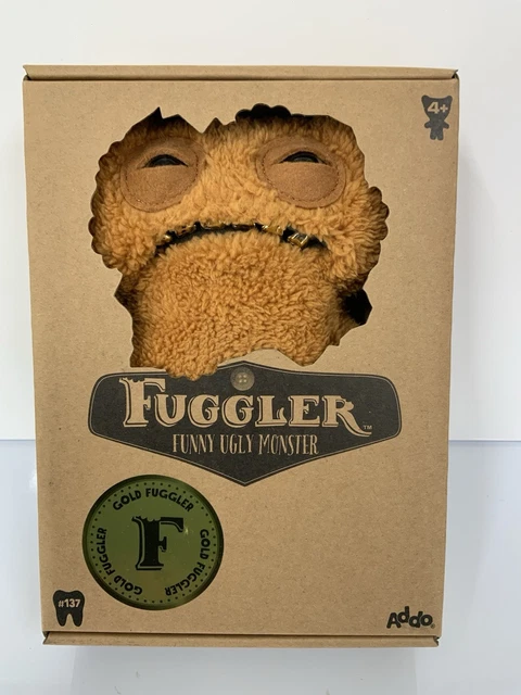 FUGGLER GOLD FUGGLER Gnawing Terror Soft Toy Plush Funny Ugly Monsters ...