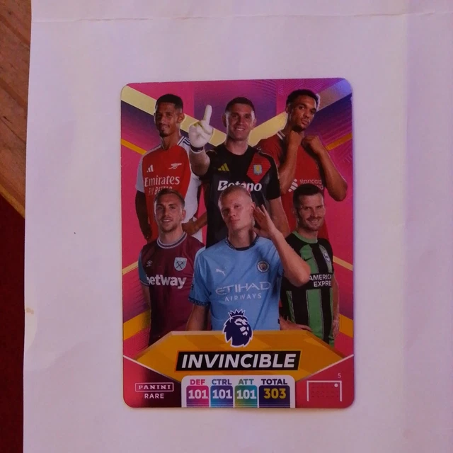 PANINI ADRENALYN XL Premier League 2025 24/25 - Invincible Plasma ...