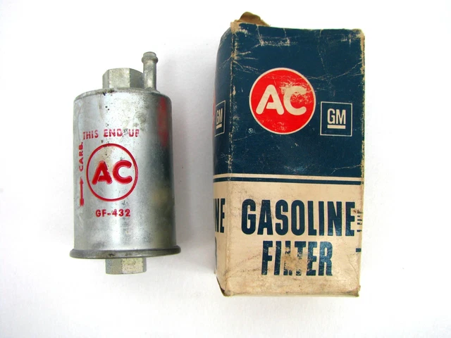 NOS GM AC Gas Fuel Filter GF 432 Chevy Cars 1967-70 5651480 vtg Camaro ...