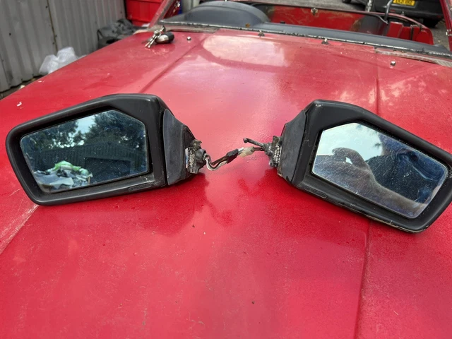 MERCEDES SL R107 ELECTRIC HEATED WING MIRROR Set FACELIFT 300sl 500SL ...