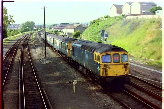 35MM RAILWAY COLOUR Negative Class 33 111 at Weymouth £1.95 - PicClick UK