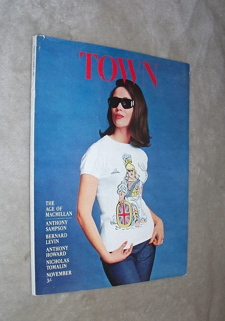 TOWN MAGAZINE. 1963. NOVEMBER. CHRISTINE KEELER COVER. MENS STYLE ...