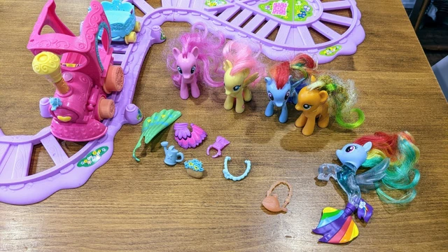MY LITTLE PONY MLP Friendship Express Train Set w/ Pinkie Pie and ...