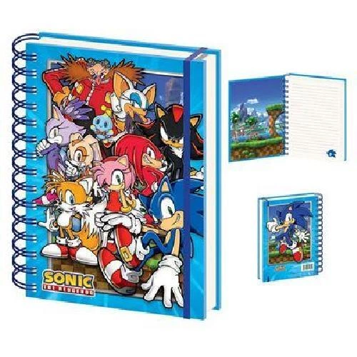 PYRAMID SONIC THE Hedgehog (Comic Strip Jump Out) A5 3D Notebook EUR 9 ...