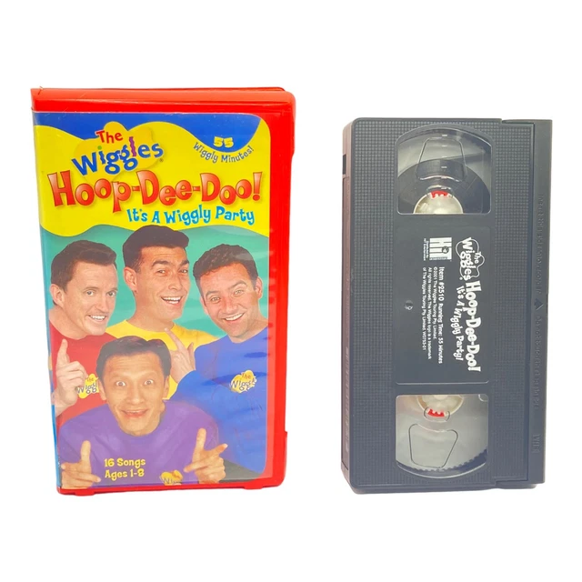 The Wiggles Hoop Dee Doo Its A Wiggly Party Vhs Video Tape Hit 16 6428