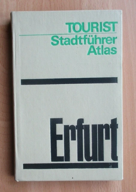 GDR CITY GUIDE Atlas Erfurt tourist destinations sights maps £8.42 ...
