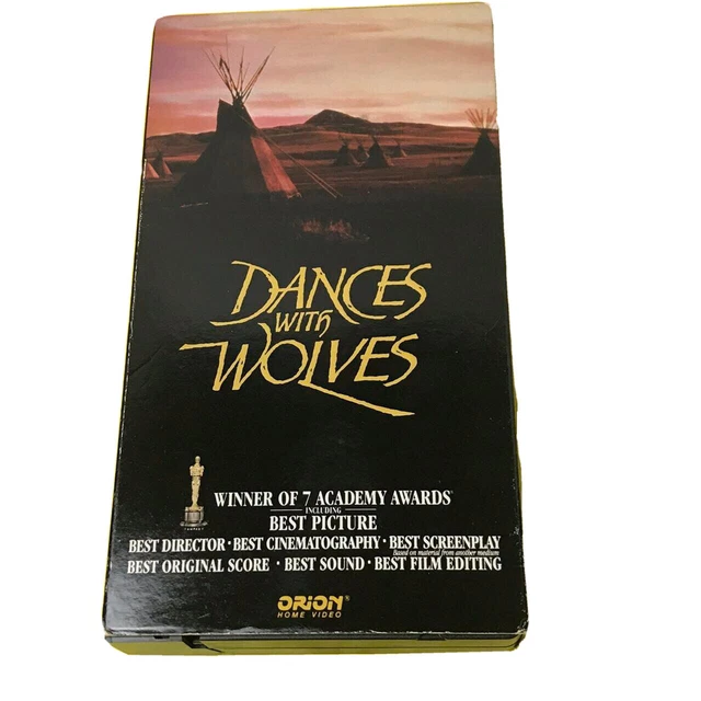DANCES WITH WOLVES VHS Tape Orion Keven Costner Western £2.66 - PicClick UK