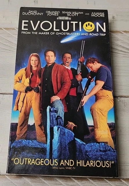 EVOLUTION (VHS, 2001) David Duchovny, Julianne Moore Sci Fi Comedy- VG Condition £3.25 - PicClick UK