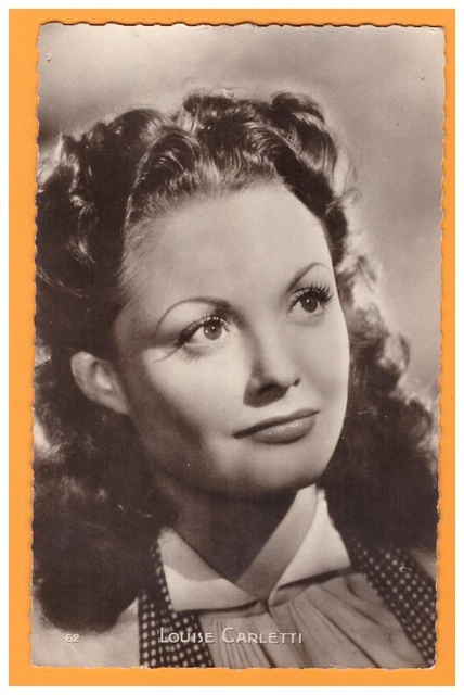 ARTISTE CINEMA / Portrait Louise CARLETTI EUR 5,00 - PicClick FR