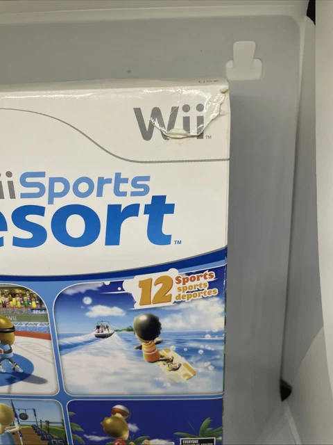 WII SPORTS RESORT Nintendo Wii Bundle with Motion Plus Adapter & Jacket ...