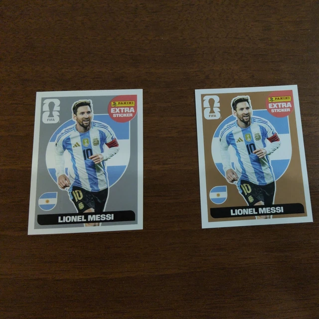 PANINI FIFA WORLD Cup 2026 Extra Sticker Lionel Messi Silver/Bronze EUR ...