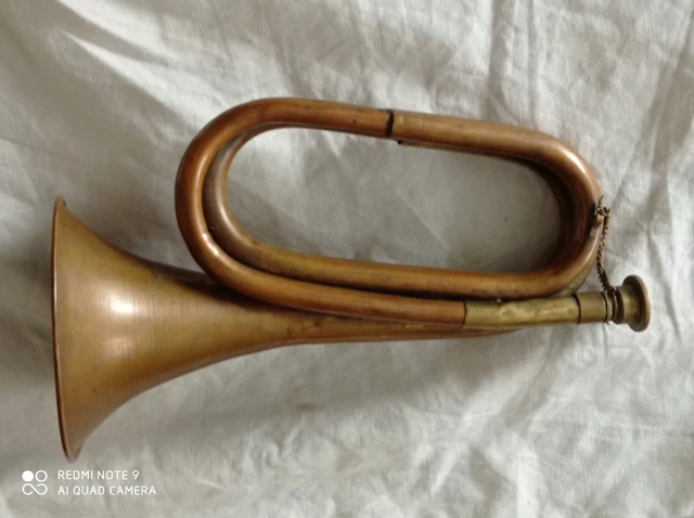 WW1, CLAIRON BUGEL en cuivre, embout en laiton, longueur, 23 cm EUR 35,00 - PicClick FR