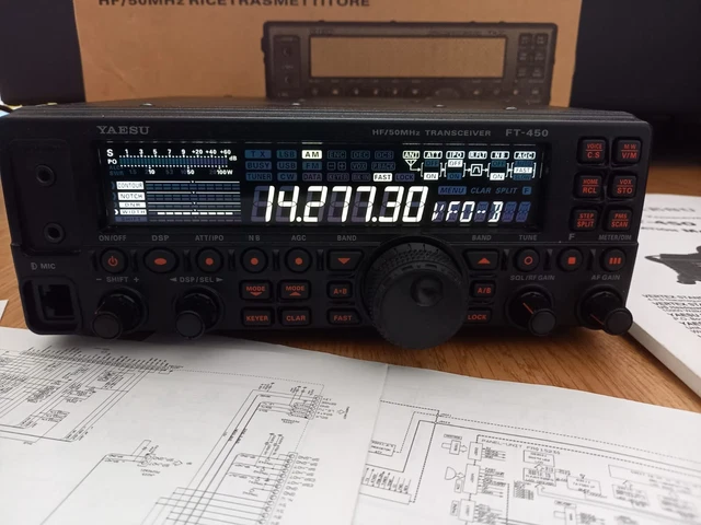 YAESU FT 450 With Built In Atu Antenna Tuner Box'd Widebanded £567.68 ...