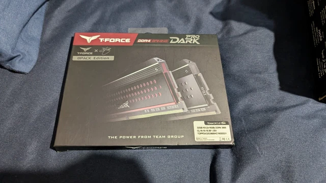 TEAM GROUP T-FORCE Dark Pro 8Pack Edition DDR4 3600mhz 32GB (2x16GB ...