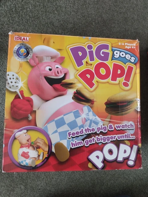 PIG GOES POP Game from Ideal Kids Board Game Complete Lovely Condition ...