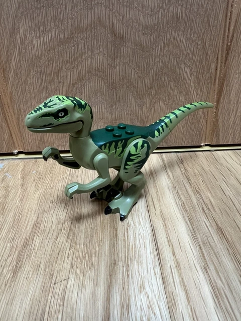 LEGO JURASSIC WORLD Minifigures Velociraptor Charlie Dinosaur raptor04 ...