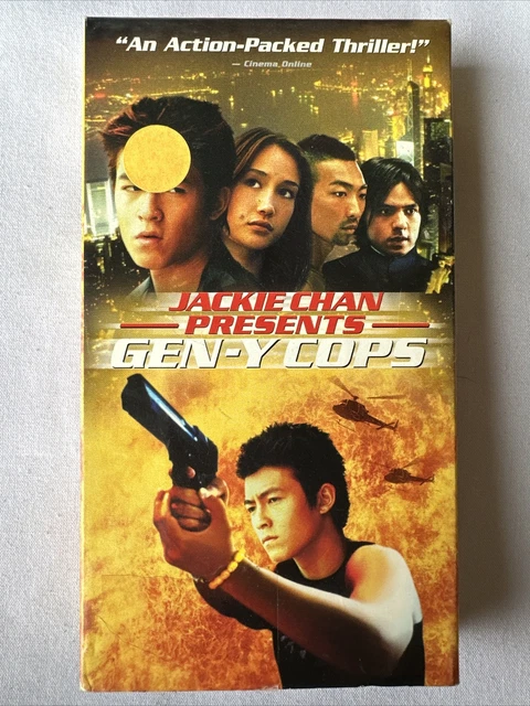 2002 GEN-Y COPS JACKIE CHAN VHS Tape, COMPLETE/TESTED SEE PHOTOS (VHS80 ...