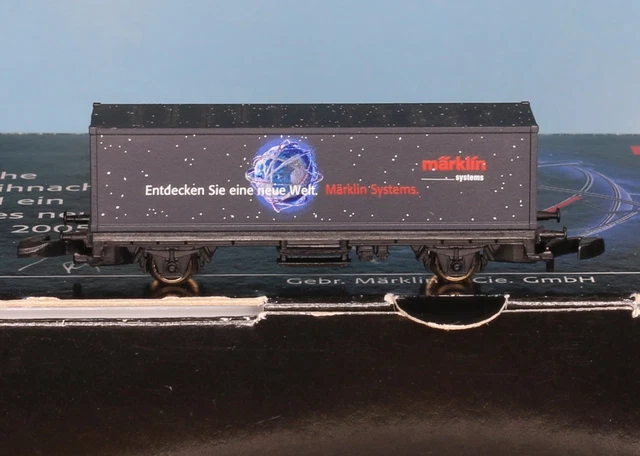 MÄRKLIN 8615..., ÉCHELLE Z, wagon publicitaire base wagon porte ...