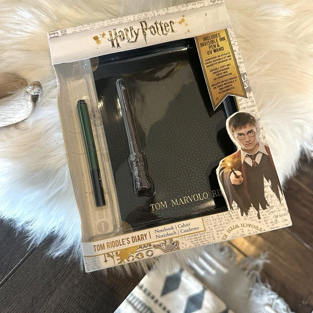 HARRY POTTER TOM RIDDLE'S DIARY With UV WAND & INVISIBLE INK PEN - NEW ...
