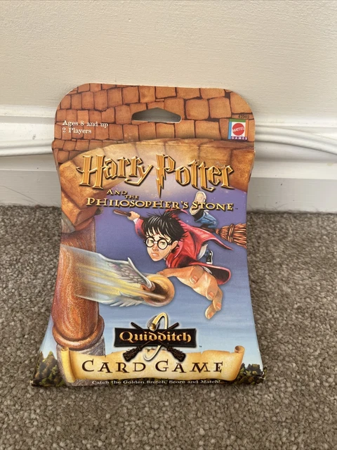 HARRY POTTER AND the Philosophers Stone QUIDDITCH CARD GAME by Mattel ...