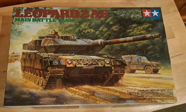 TAMIYA 35271 1:35 Leopard 2 A6 Main Battle Tank Plastic Model Kit EUR ...